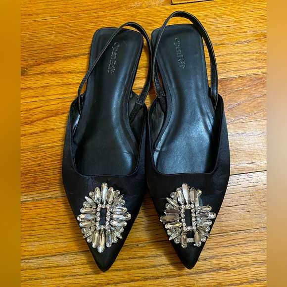 Open Edit | Shoes | Open Edit Kendall Ornament Pointed Toe Slingback ...